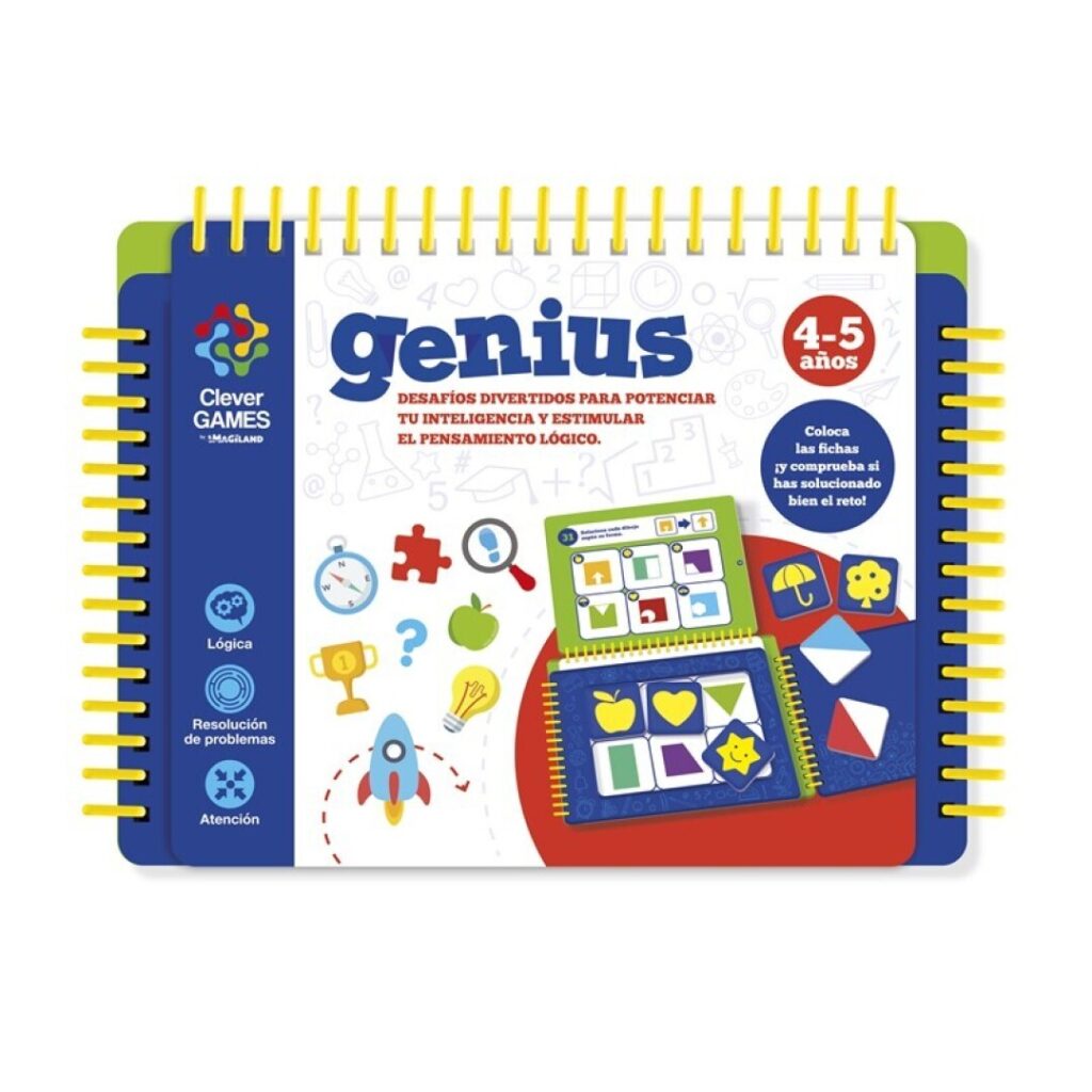 CLEVER GAMES GENIUS 4-5 AÑOS - Juguetería Así